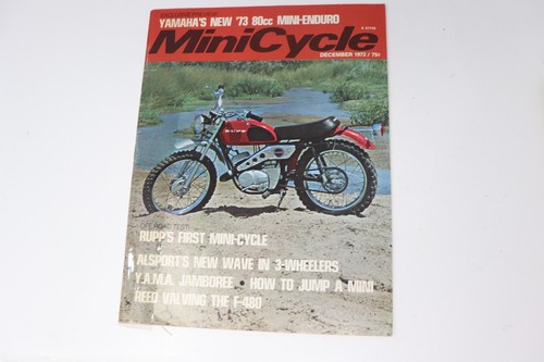 Rare Mini Cycle Magazine December 1972 Yamaha Mini Enduro 3 Wheeler F ...