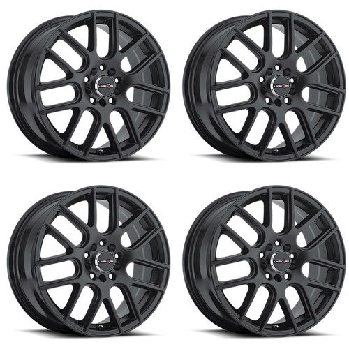 Vision Wheel 426H6768MB38 Set of 4 16x7 Matte Black 426 Cross II 38 ...
