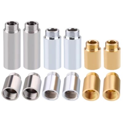 Stainles Steel Brass Chrome Radiator Valve Extension.10-60mm long 1/2 ...