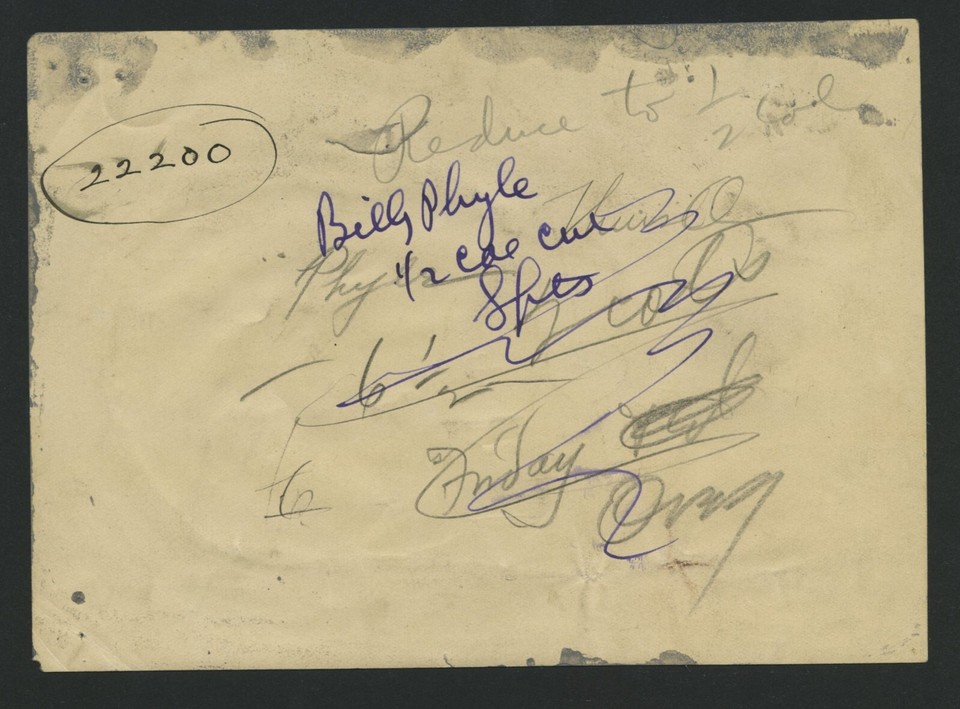 1920's Billy Phyle, Major Leaguer (1800's) and PCL Umpire Vintage ...