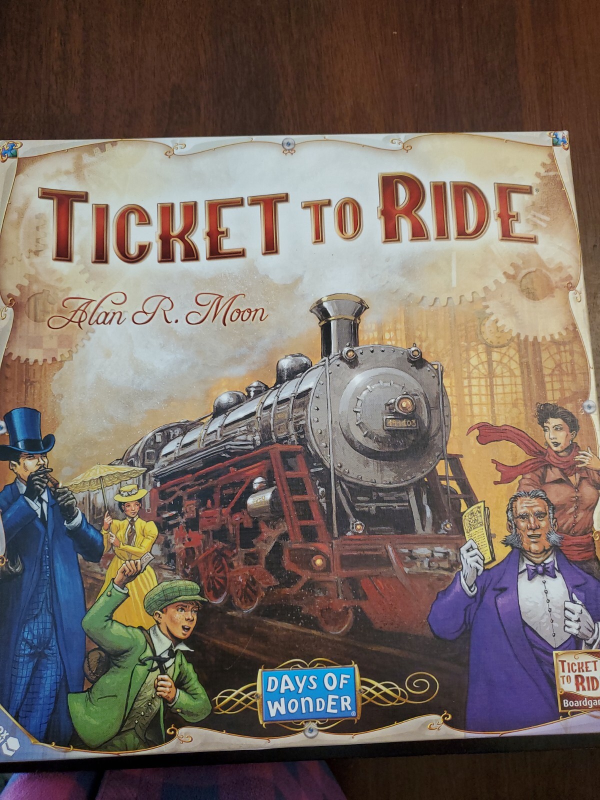 Days of Wonder Ticket to Ride by Alan R. Moon Train Adventure Board ...