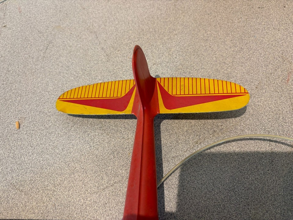 Vintage Electromic Super Flash Airplane Battery Powered Flying Model ...