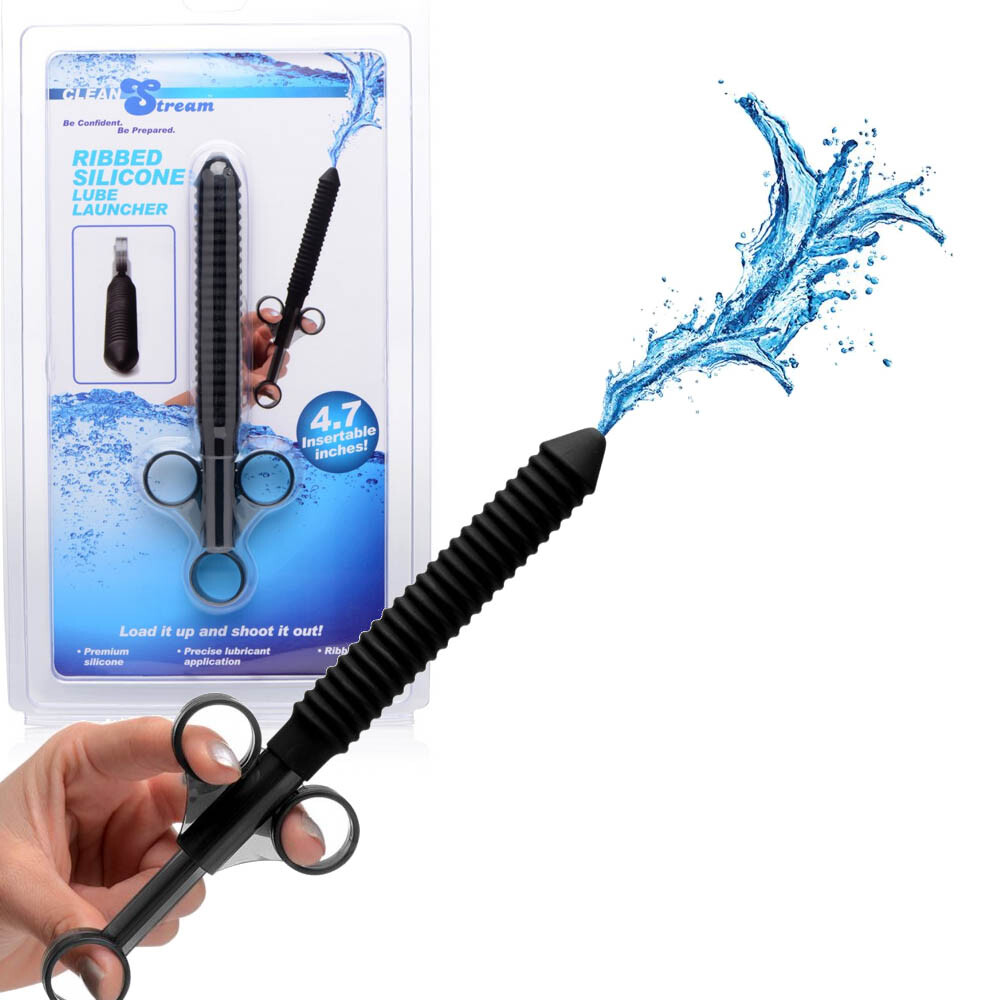 Silicone Lubricant Applicator Anal/Vaginal Shooter Injector Syringe ...