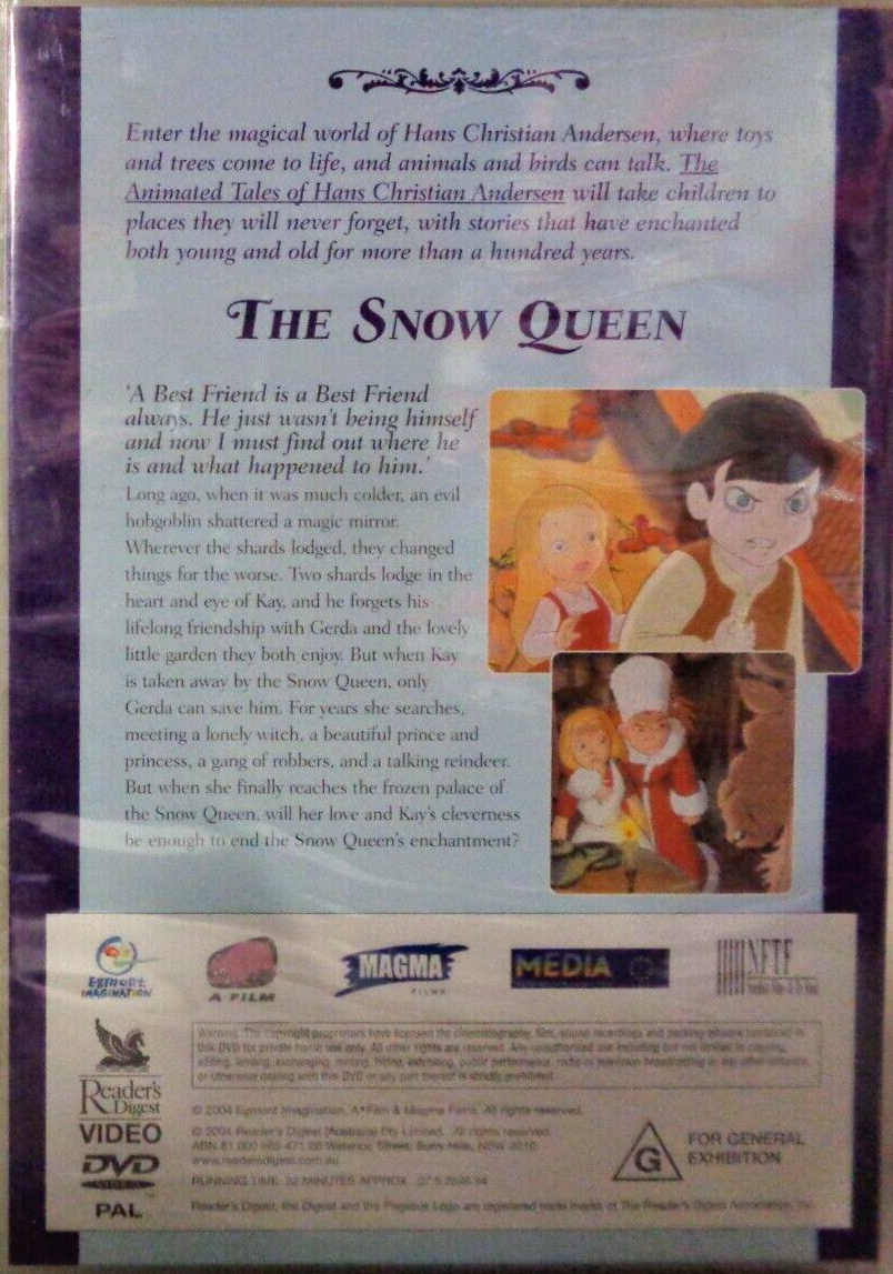 Readers Digest Hans Christian Andersen The Snow Queen Brand New Sealed ...
