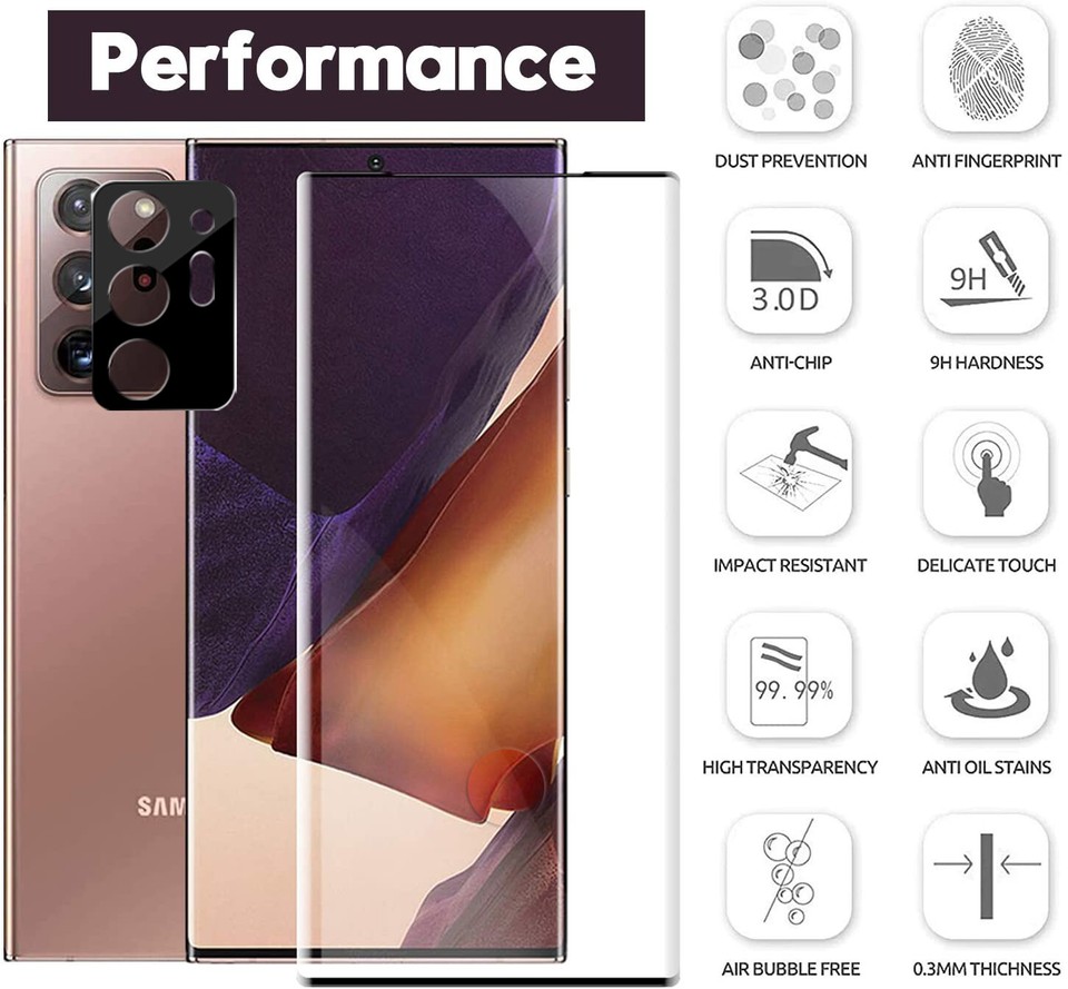 Samsung Galaxy Note 20 / Ultra Screen Protector Tempered Glass+Case ...