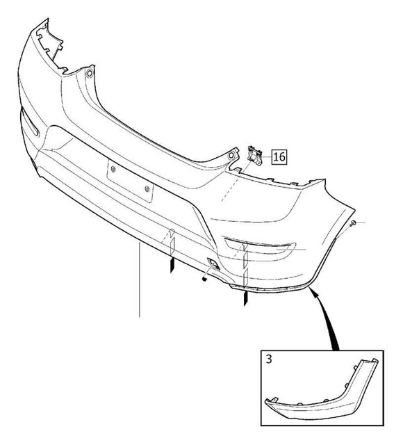 Genuine Volvo Bumper Cover Support Rail Nut 30640541 for sale online | eBay