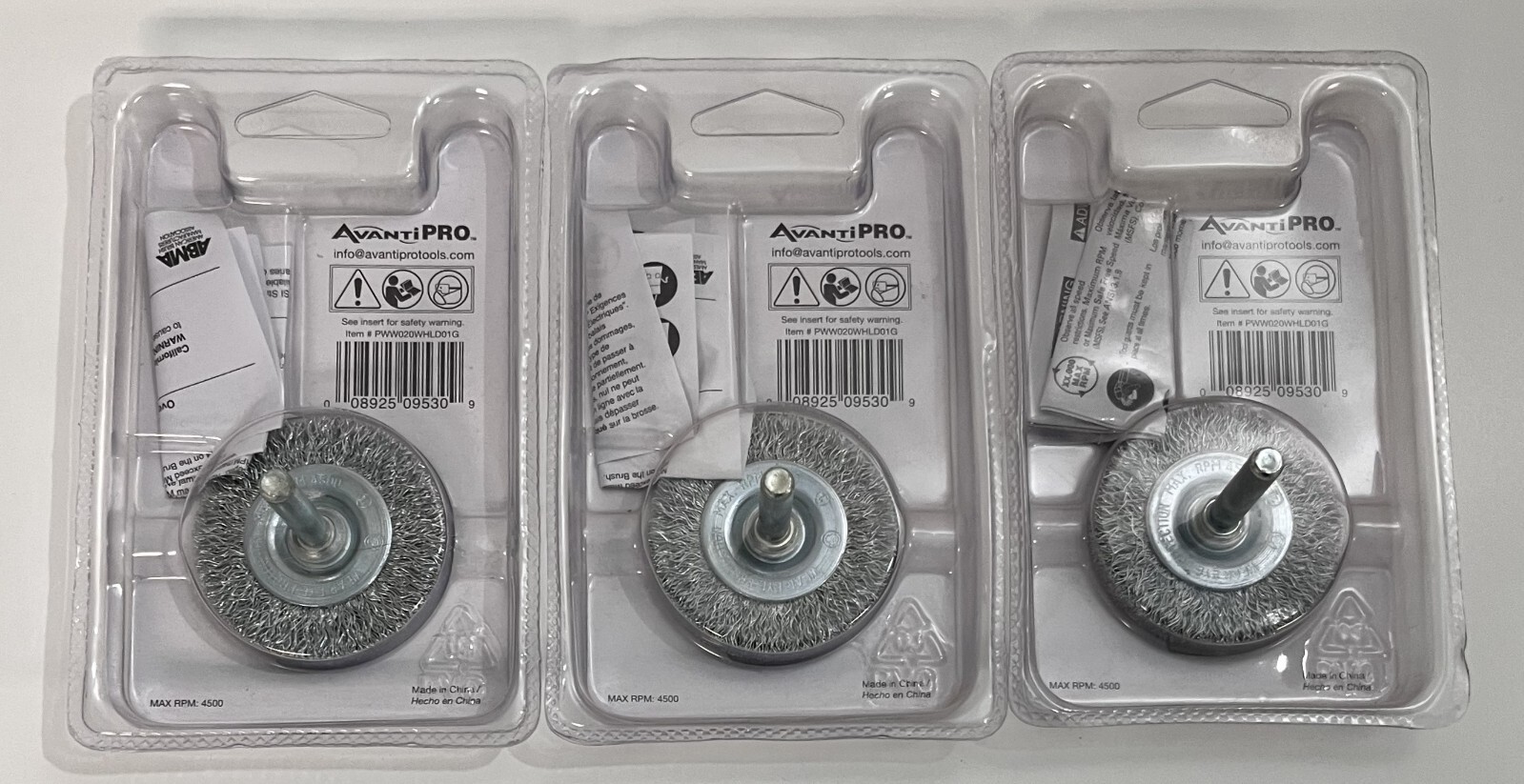 Avanti Pro PWW020WHLD01G 2" Crimped Wire Wheel (3-Pack) | eBay