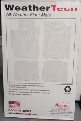 WeatherTech Semi Universal All Weather/Vehicle Trim to Fit Floor Mats ...