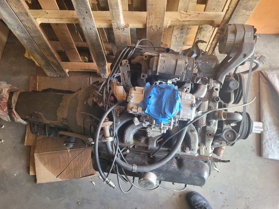 1971 Oldsmobile 442 455 Big Block Engine W/ Auto Transmission & 4 ...