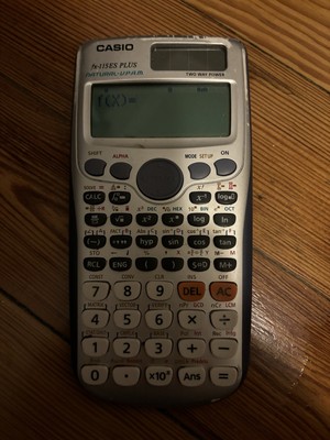 Casio FX-115ES Plus Scientific Calculator Natural-VPAM Two Way Power ...