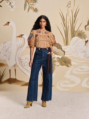 NW AUTH FARM RIO Pink Beauty Bouquet Blouse Top Shirt EXTRA SMALL XS ...