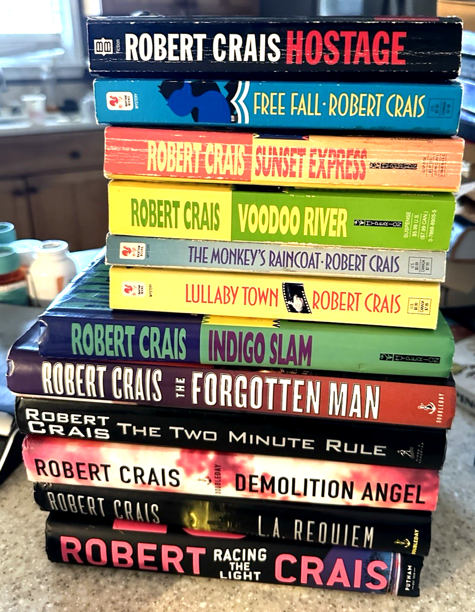 Robert Crais Mixed Lot Of 17 Elvis Cole & Joe Pike Books Crime Book ...