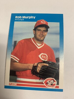 1987 Fleer Rob Murphy Cincinnati Reds | eBay