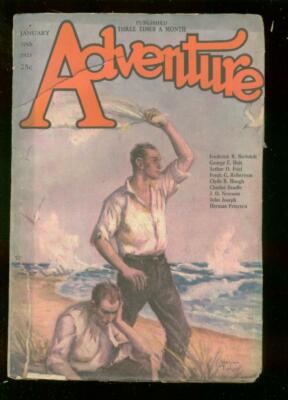 ADVENTURE PULP-1/30 1923-CASTRAWAY COVER-ARTHUR O FRIEL FR/G | eBay