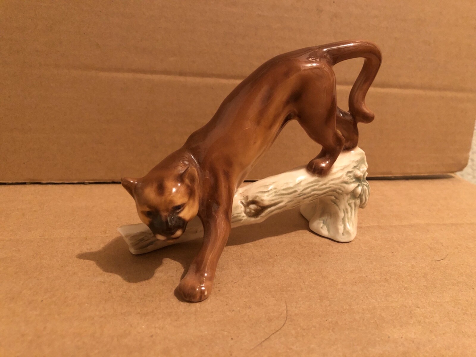 VINTAGE GOEBEL FIGURAL MOUNTAIN LION PORCELAIN STATUE CW59/03 | eBay
