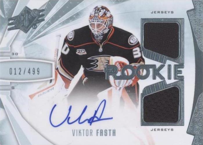 2013-14 SPx - Viktor Fasth #198 /499 (AU, MEM, RC) for sale online | eBay