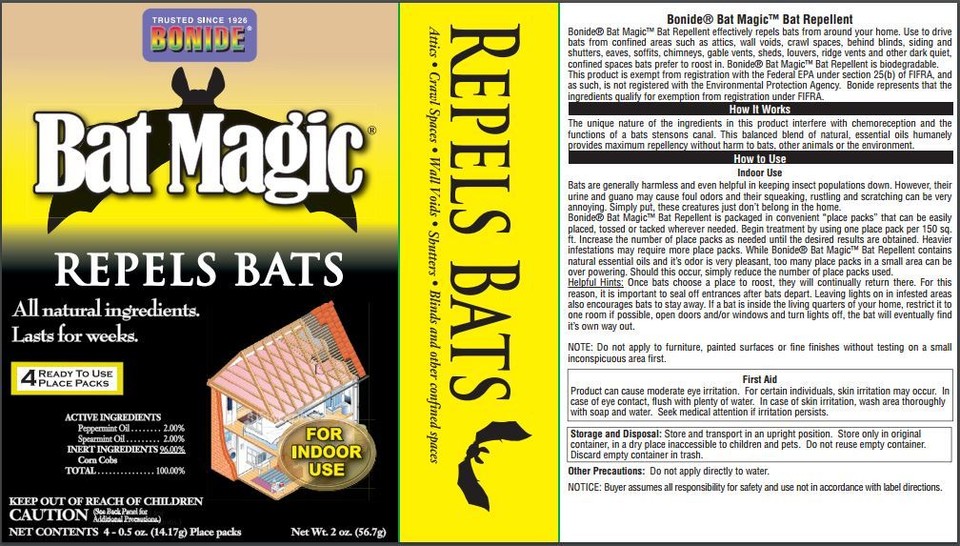 Bat Magic Repellent 4 Pack | eBay
