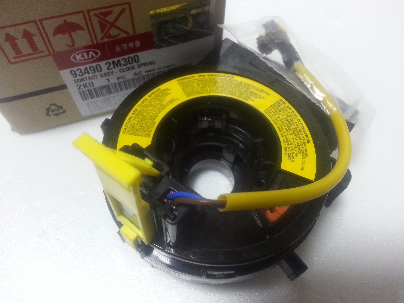 OEM Hyundai KIA Clock Spring for Auto Cruise Audio Remote Blue Tooth ...