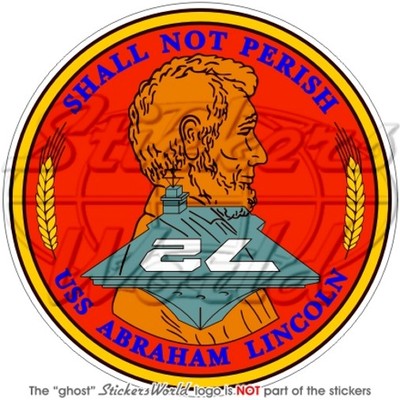 USS Abraham Lincoln CVN-72 Emblem USA Navy 4" Sticker | eBay
