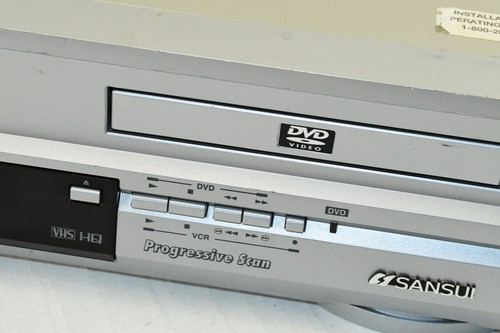 Sansui DVD Video VCR VHS DVD Combo Player Model VRDVD4100A Tested - No ...