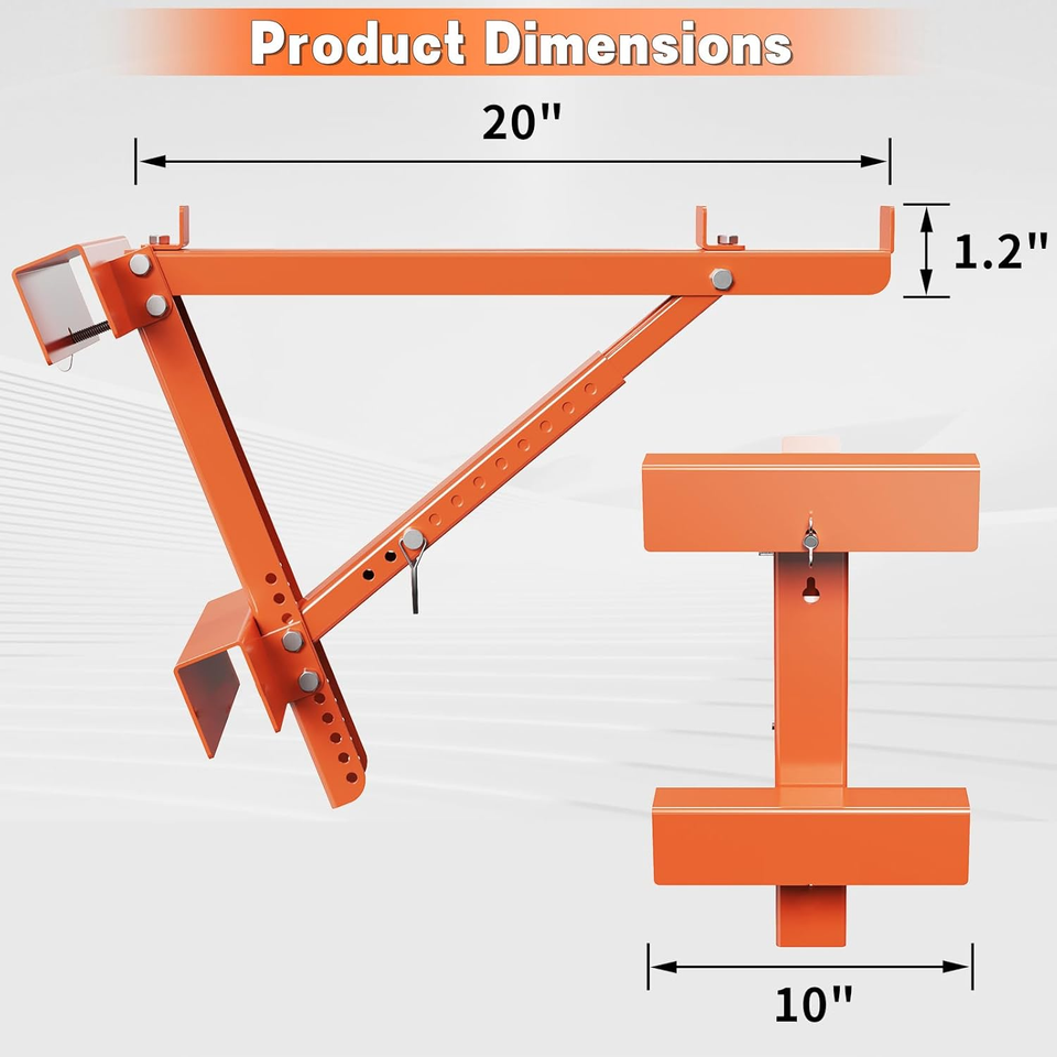 Ladder Jacks for Scaffolding Platform 2-Pack, Heavy-Duty Steel Ladder ...
