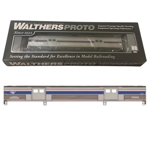 Walthers Proto 13086 HO Scale 73' Budd Baggage Car Amtrak (AMTK) #1211 ...