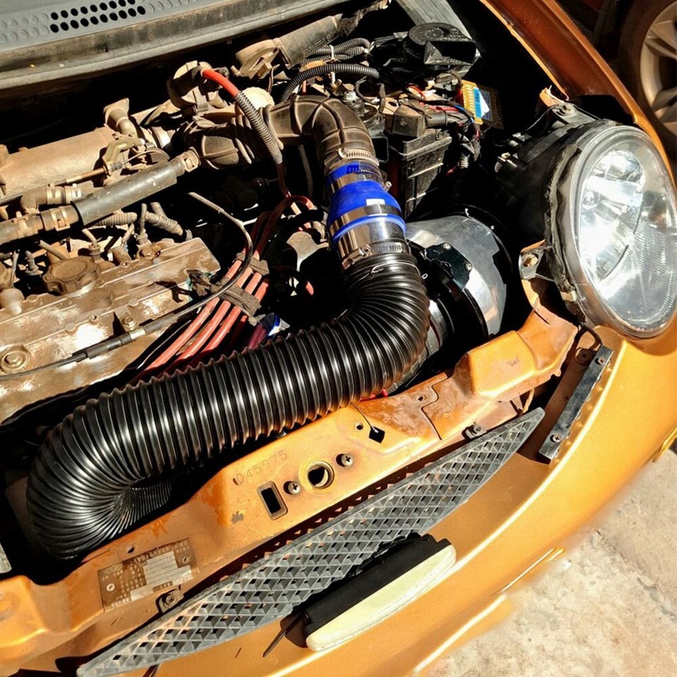 Universal Flexible Car Engine Cold Air Intake Hose Inlet Ducting Feed ...