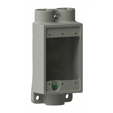 Hubbell Killark Fscc-1M Electrical Box, 18 Cu In, Fscc Box Type, 1 Gang ...