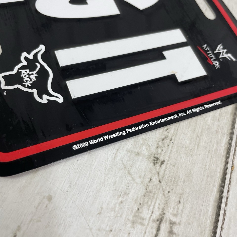 The Rock Says Just Bring It License Plate WWF Wrestling Dwayne Johnson ...