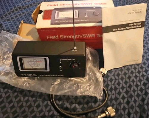 Vintage Realistic SWR Field strenght meter.. With box and manual. | eBay