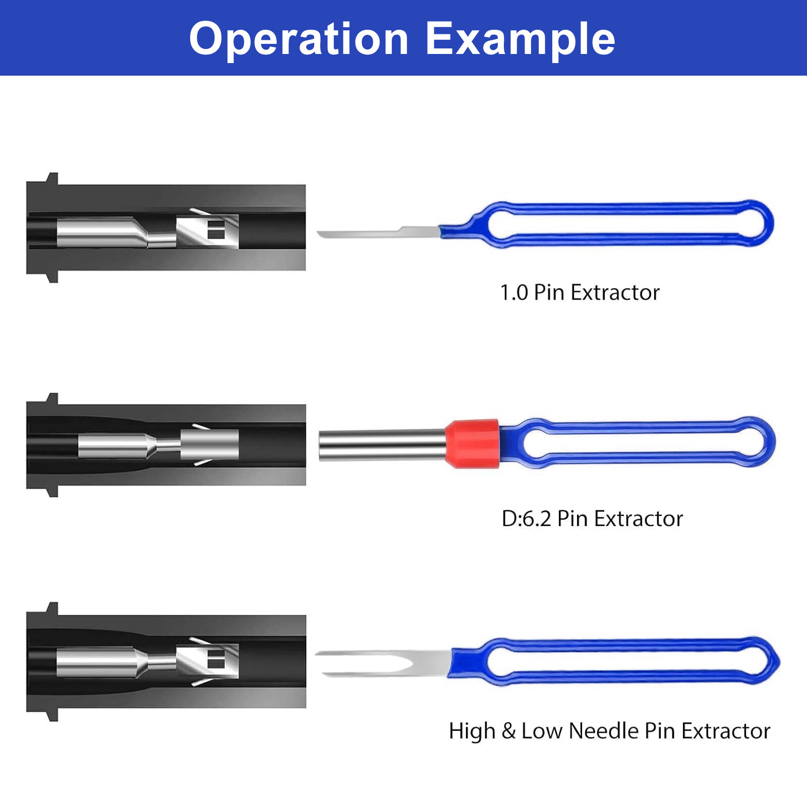 41x Pin Extractor Tool Terminal Ejector Connector Removal Kit w ...