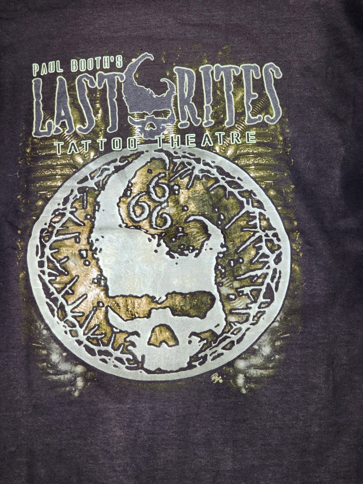 Y2K Paul Booth's Last Rites Tattoo Theatre Graphic TS… - Gem