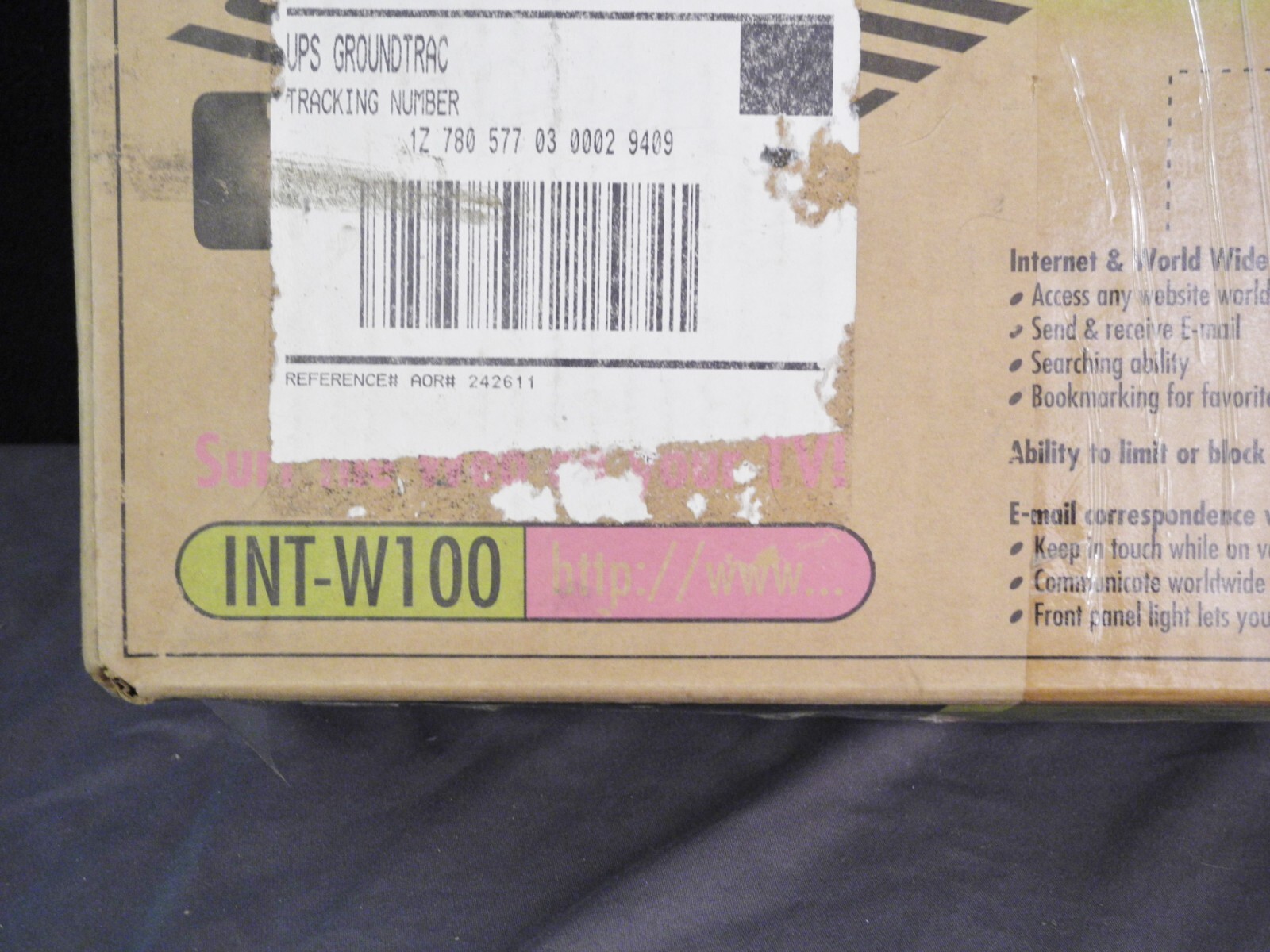 Sony WebTV Internet Terminal Int-w100 With Keyboard and Remote for sale ...