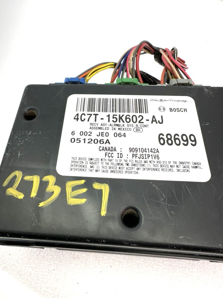 2002 2007 Ford F250 F350 Multifunction Anti Theft Keyless Module 4C7T ...