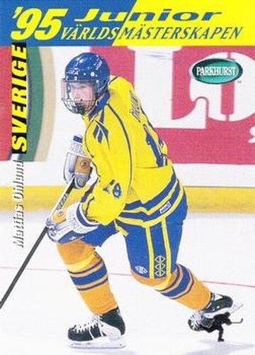 #SE243 Mattias Ohlund - Sweden - 1994-95 Parkhurst SE Hockey | eBay