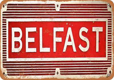 METAL SIGN - HMS Belfast - Vintage Look Reproduction | eBay