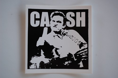 Johnny Cash Sticker Vinyl Decal 4" x4" Approx. (21) | eBay