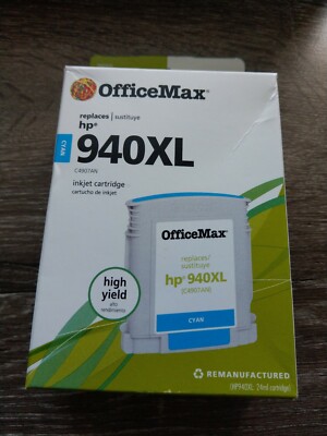 OfficeMax Cyan , High Yield, Ink Cartridge Replacement, HP 940XL ...