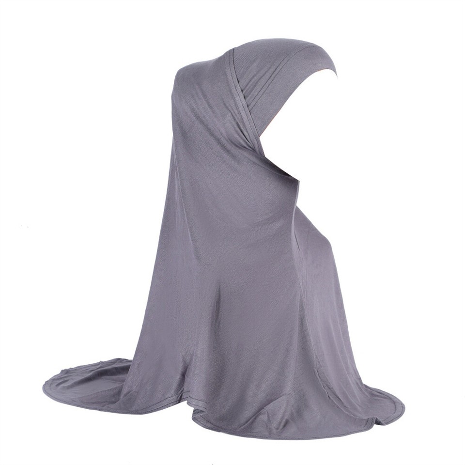 2 Piece Muslim Women Headscarf Shawl Scarf Hijab Wrap Headwear Amira ...