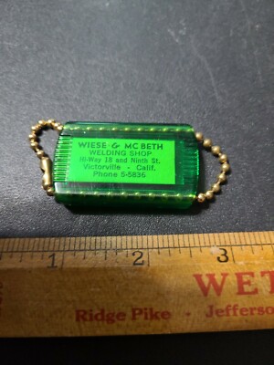 Vintage Automobile Keychain Token Holder Wiese & Macbeth Welding ...