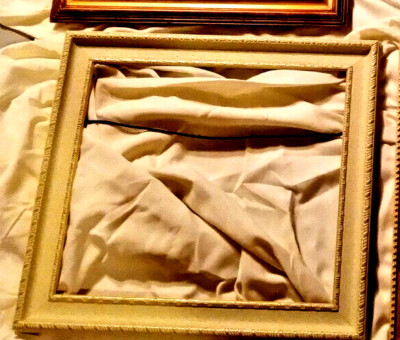 Vintage Off White Composite Frame for 14.25 x 15.25 painting ...