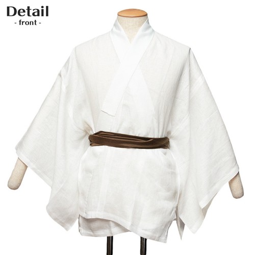 Japanese Men's Traditional Kimono inner under wear Juban White Linen 14 ...