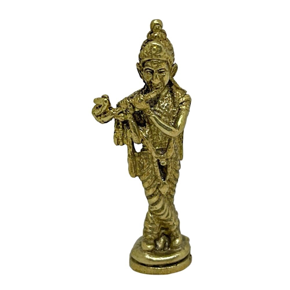 Lord Krishna With Flute In His Hand