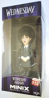 Minix Wednesday Collectible Figurine Wednesday Addams n.113 TV PVC ...