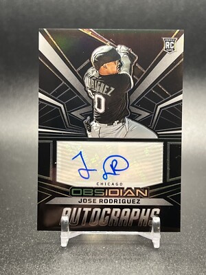 Jose Rodriguez 2023 Panini Chronicles Auto Base Obsidian Autograph ...