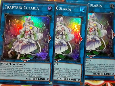 Yugioh Traptrix Cularia X3 Super MP22-EN087 1st Ed Near Mint Playset | eBay