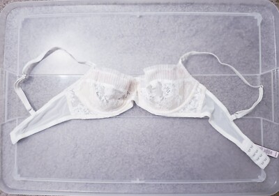 Victoria’s Secret Dream Angels Ivory Cream Floral Lace Push-up W/O ...