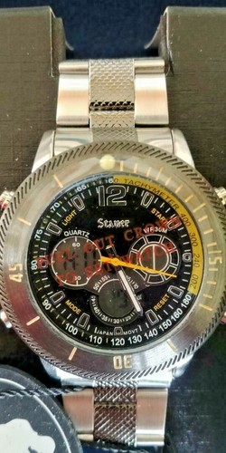 Stauer 20410 Mens Watch Hybrid Analog Digital Colossus 42mm for sale ...