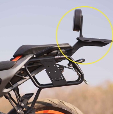 Back Carrier With Backrest Fit For KTM DUKE 250 (GEN - 3) (2024 - 2025 ...