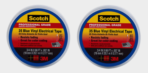 Scotch 35 Vinyl Electrical Color Coding Tape, 3" Core, 0.75" x 66 ft ...